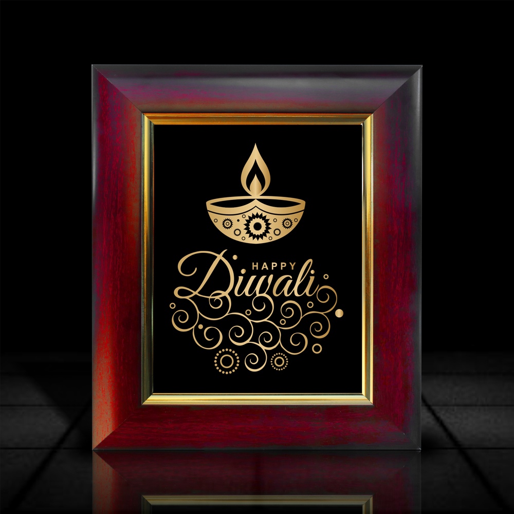 Diwali Deep Photo Frame l Bring joy in your life - Lumilor Store